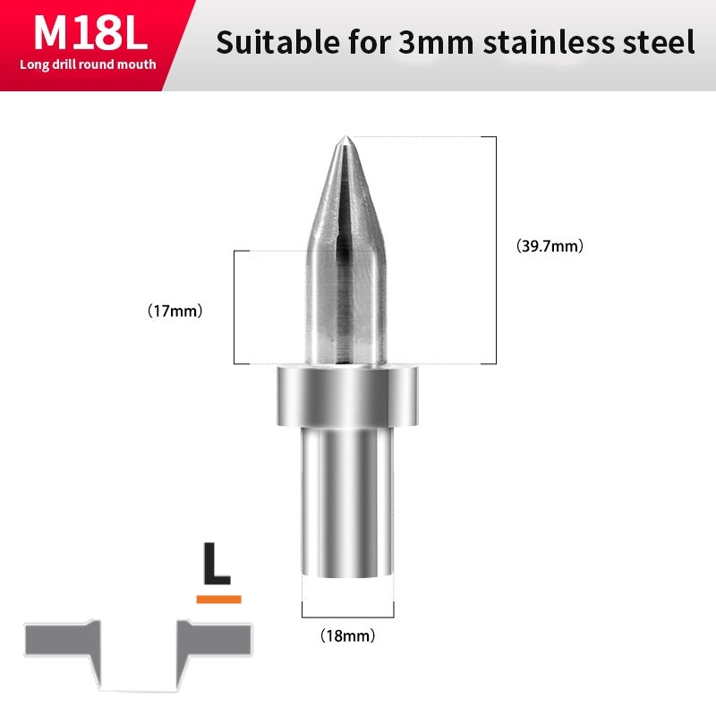 FKRDRILL Bit for M18x2.5 Metric Tap Long Round (φ 16.7 mm) – Friction ...